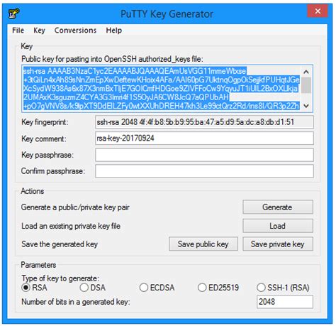 creating a new key pair in windows dreamhost knowledge base