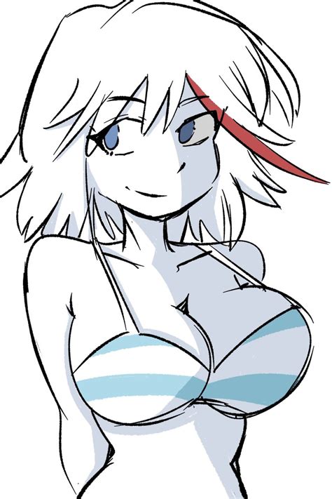 Rule 34 Breasts Female Female Only Kill La Kill Matoi Ryuuko Sckbounty Short Hair Sketch Solo