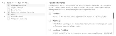 Revit Model Checker Model Auditing Reports