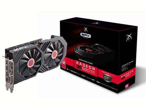 XFX RX 580 8GB DDR5 GTS XXX OC Dual Fan RX 580P8DFD6 ToniX Computer