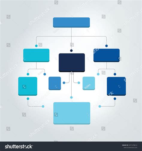 Infographics Flowchart Colored Shadows Scheme Stock Vector Royalty Free Shutterstock