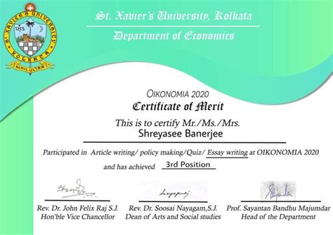 shreyasee banerjee on linkedin got third position in essay writing at