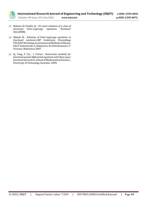 Applications Of One Type Of Euler Lagrange Fractional Differential