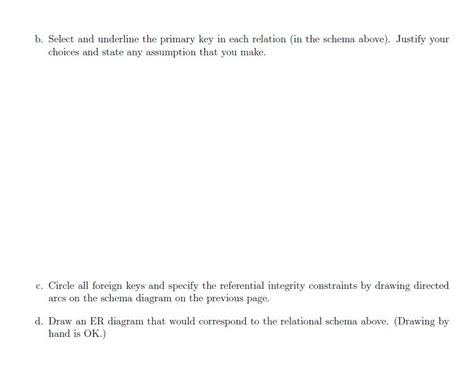 solved 2 we are given the following relational database