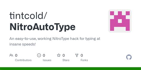 GitHub Tintcold NitroAutoType An Easy To Use Working NitroType Hack For Typing At Insane Speeds