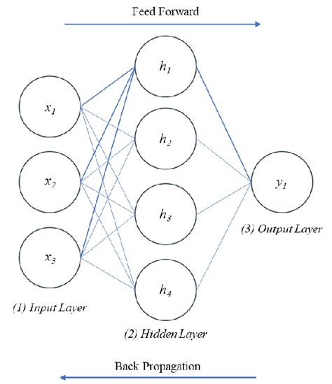 A Simplified Illustration Of A Fully Connected Network With A Three Download Scientific Diagram