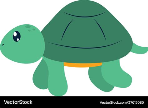 Cute Turtle Icon Royalty Free Vector Image Vectorstock