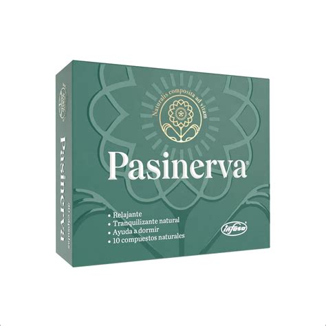 Comprar Relajante Y Tranquilizante Natural Pasinerva 30 Capsulas