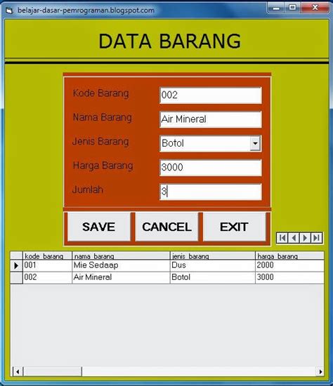 solusi bsi cara koneksi database mysql ke visual basic 6 0