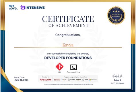 Kavya Endla On Linkedin Nxtwave Learningprogress