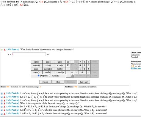 Solved Problem A point charge Q μC is Chegg