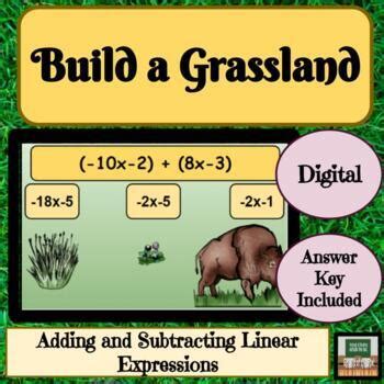 Adding And Subtracting Linear Expressions Activity By Get Rid Of The Box
