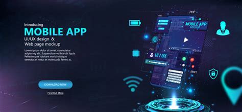 Modern Mobile App Ui Ux Kit Design 3d Isometric Vector Image