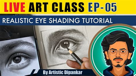 LIVE CLASS Realistic EYE Drawing Tutorial EP YouTube