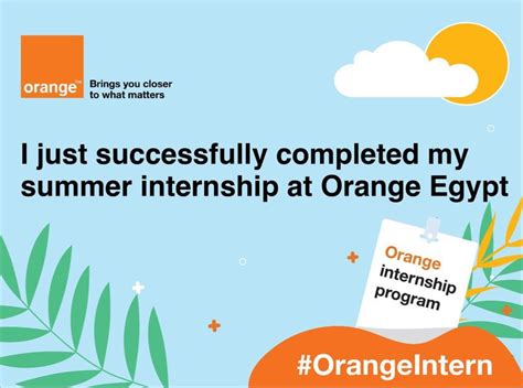 Ahmed Mostafa On Linkedin I Have Successfully Completed My Internship At Orange Egypt During