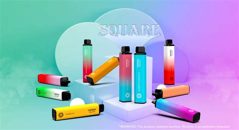 Tastefog Square Vape 3500puffs 2 And5 Nicotine Tastefog