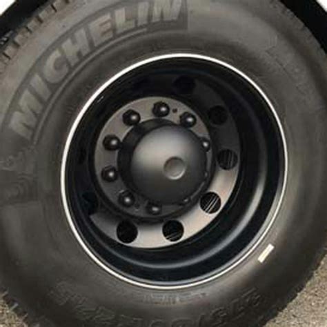 22 5 And 24 5 Stainless Steel Stealth Black Unitized Cover Up Hub