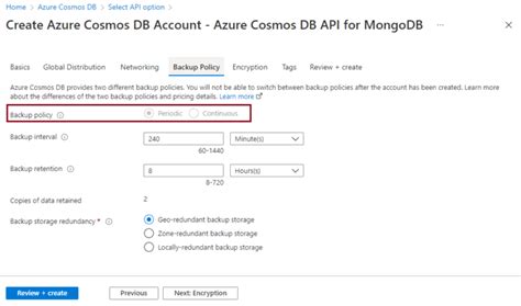 How To Configure Continuous Backup For Azure Cosmos Db Account