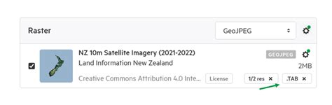 Customising Export Files Koordinates Help And Support