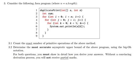 Solved Analysis Of Algorithms Computer Science Java I Chegg