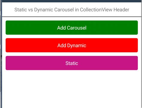 Issue On Android Indicatortemplate Not Showing For Dynamic Carouselview In Header Of A