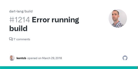 error running build · issue 1214 · dart lang build · github