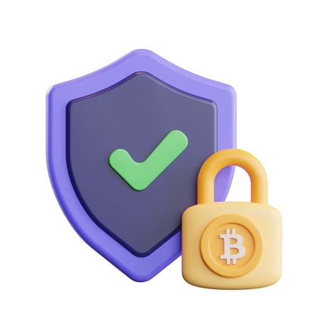 Bitcoin Security 3d Illustration 13391058 Png
