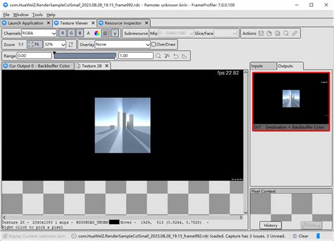 Viewing And Debugging Resources Tutorial Frame Profiler Usage Graphics
