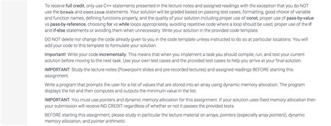 Solved Write Code In C Make Sure All Tests Pass And Read