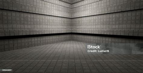 혁신적인 지하 격납고 터널 차고 현실적인 배경 쇼룸 제품 3d 렌더링을위한 공간이있는 회색 배너 배경 배경 화면 0명에 대한 스톡 사진 및 기타 이미지 Istock