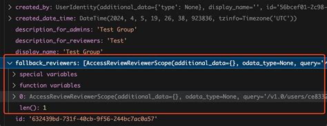 how to create access review with fallback reviewers in python graph api