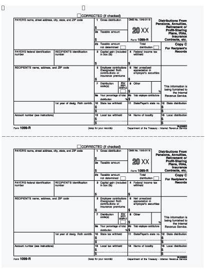 1099 R Recipient File Copy C