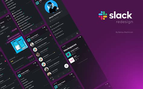 Slack Mobile App Redesign On Behance