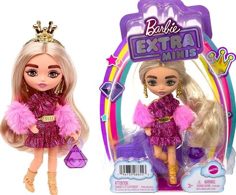 Барбі Екстра Міні у блискучому платті Barbie Extra Minis Wearing Shimmery Dress Hjk67 Id