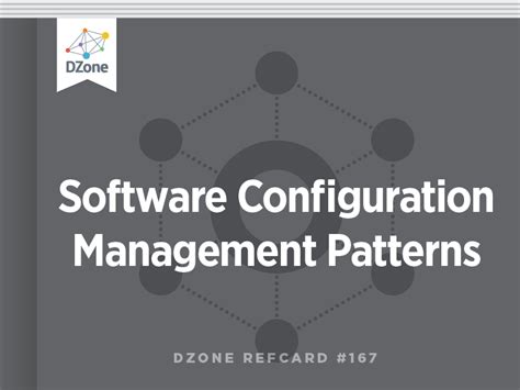 software configuration management patterns dzone refcardz