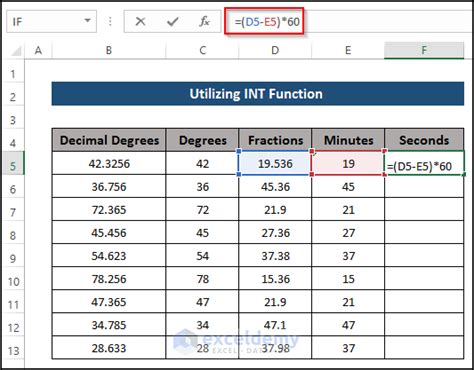 Convert Decimal Coordinates To Degrees Minutes Seconds In Excel