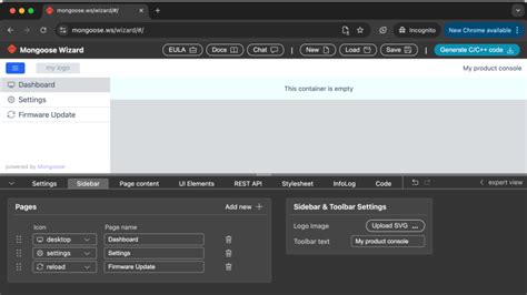 How To Build An Stm32 Web Dashboard Using The Mongoose Wizard Hackaday