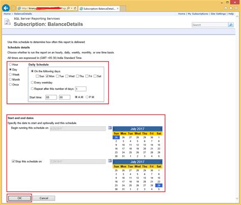 Ssrs Ssrs Standard Subscriptions