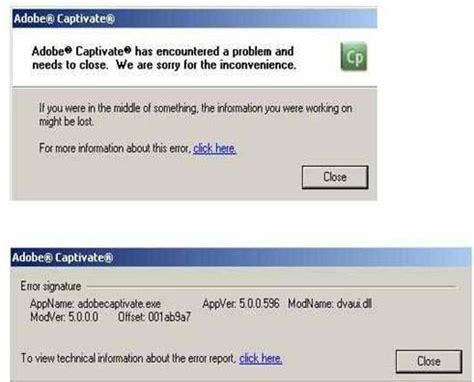 Adobe Captivate Has Encountered A Problem Techyv