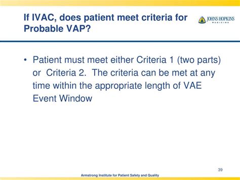 Ppt Nhsn Vae Surveillance Definition Review Powerpoint Presentation
