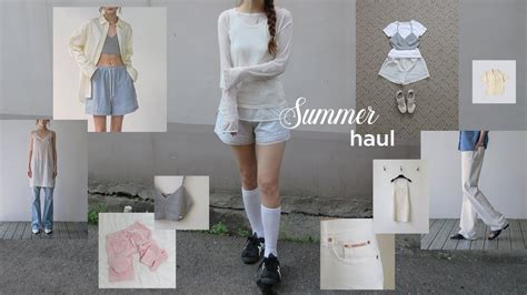 휘뚤마뚤 예쁜템 가득 여름하울🍀👒인생샷휴가룩색감존예셔츠핀터레스트 코디날씬핏기본티빈티지체크셔츠레이어드원피스뷔스티에화이트팬츠여름룩북반원아틀리에 Youtube