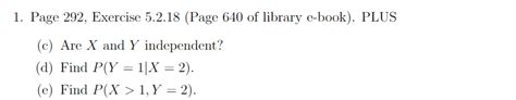 suppose that random variables x ﻿and yhave joint
