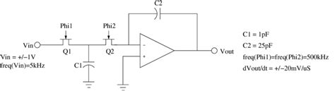 A Switched Capacitor Integrator Download Scientific Diagram