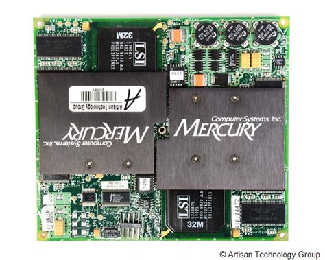 Mercury Computer Systems Ibm Powerpc 750 Race Daughtercard Conformal Coated Artisantg™