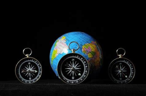Premium Photo Planet Earth And Compass