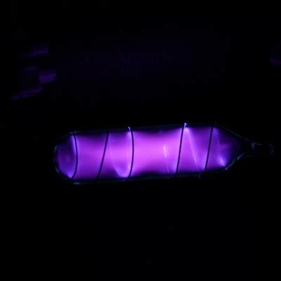 Chemical Elements Glowing Argon