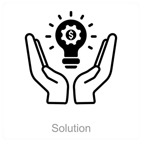 Solution And Innovation Icon Concept 46284311 Vector Art At Vecteezy