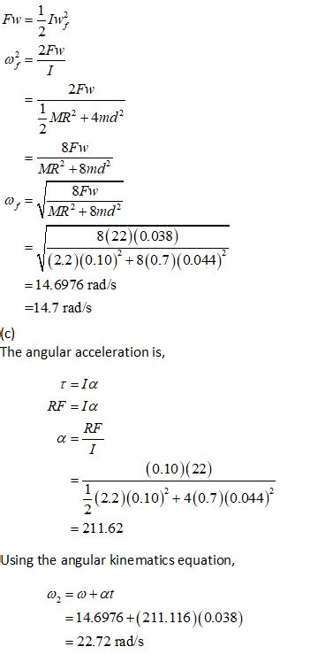 a string is wrapped around a uniform disk of mass m 2 2 kg and radius