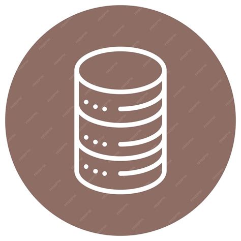 Premium Vector Database Vector Illustration