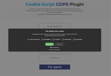 🍪 New Plugin Cookie Script Gdpr Cookies Solution Showcase Bubble